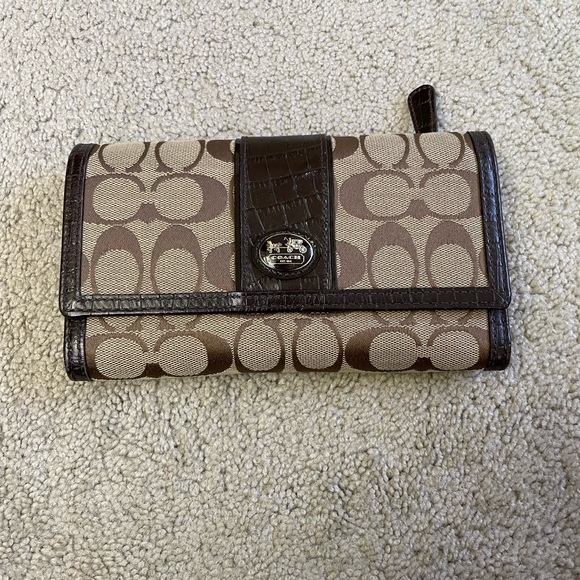 Coach | Bags | Coach Walletcheck Book Cover | Poshmark